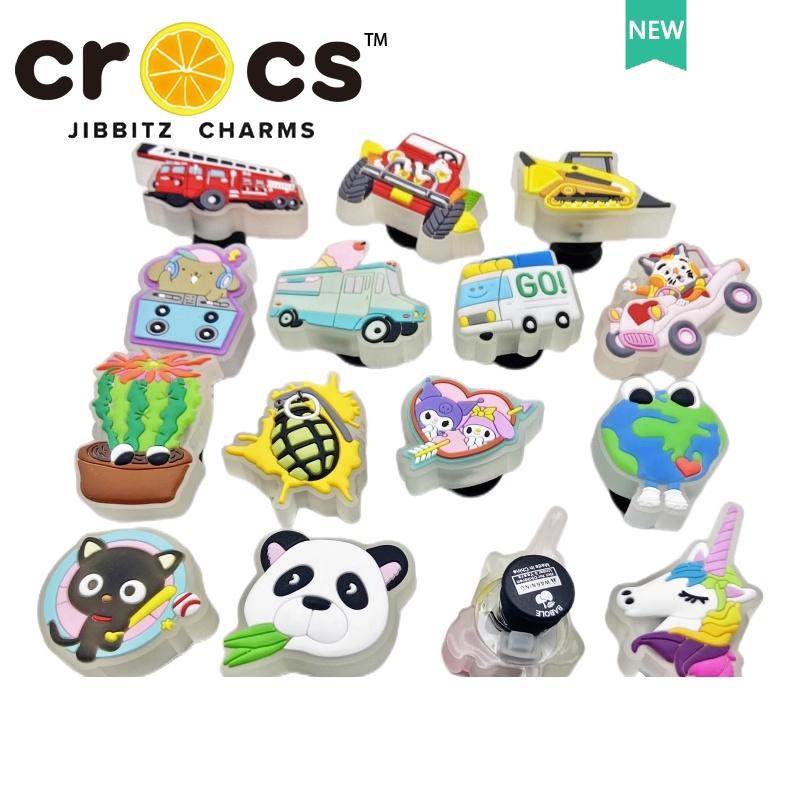 LED jibbitz crocs charms 鞋釦 洞洞鞋配飾 閃燈鞋釦 DIY燈光裝飾釦 | 蝦皮購物