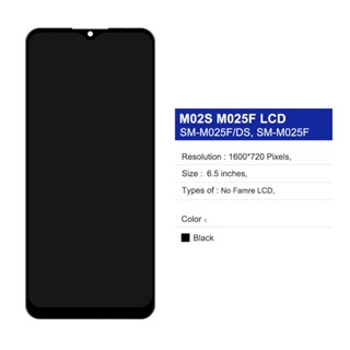 SAMSUNG 適用於三星 Galaxy M02s SM-M025F DS SM-M025F 液晶顯示屏觸摸屏數字化儀組 | 蝦皮購物