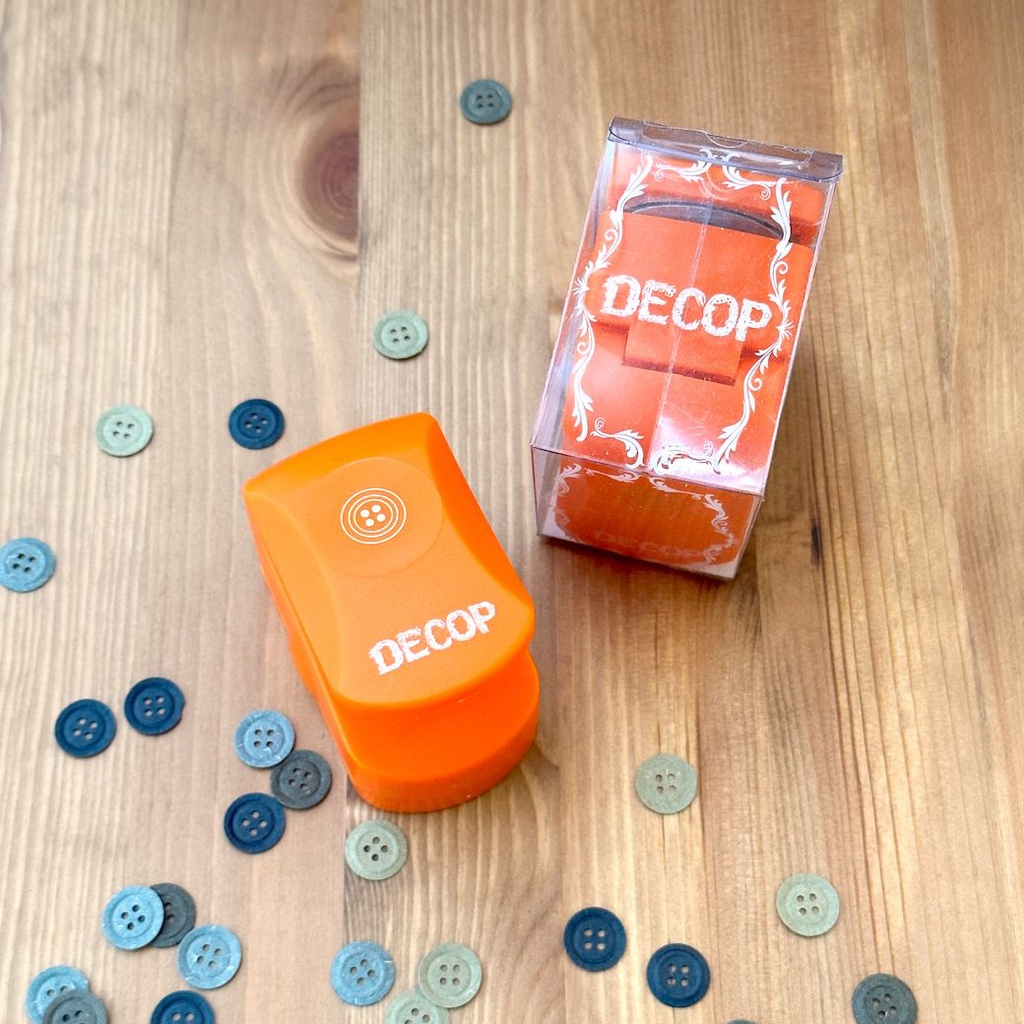 【文具患者】DECOP 鈕扣 浮雕壓花器｜打孔器 打洞器 拼貼 素材 手帳｜ | 蝦皮購物