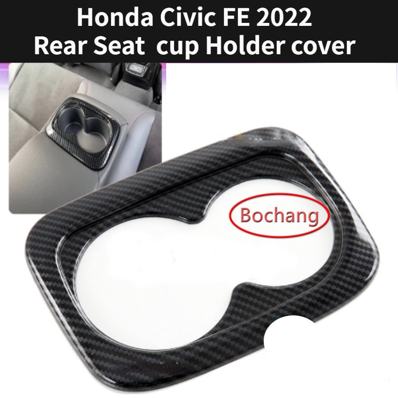 Bochang (Civic FE) Honda Civic 11th gen 2022 後座扶手水杯架面板裝飾蓋 - | 蝦皮購物