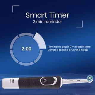 Oral B D100活力電動牙刷2D左右7,600RPM旋轉感應充電器全防水 | 蝦皮購物