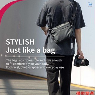 Ulanzi PB008 休閒相機包攝影包 單肩斜跨包 單反相機包 6L容量 防水防刮耐磨 帶可拆卸摺疊隔板 黑色 熱賣 | 蝦皮購物