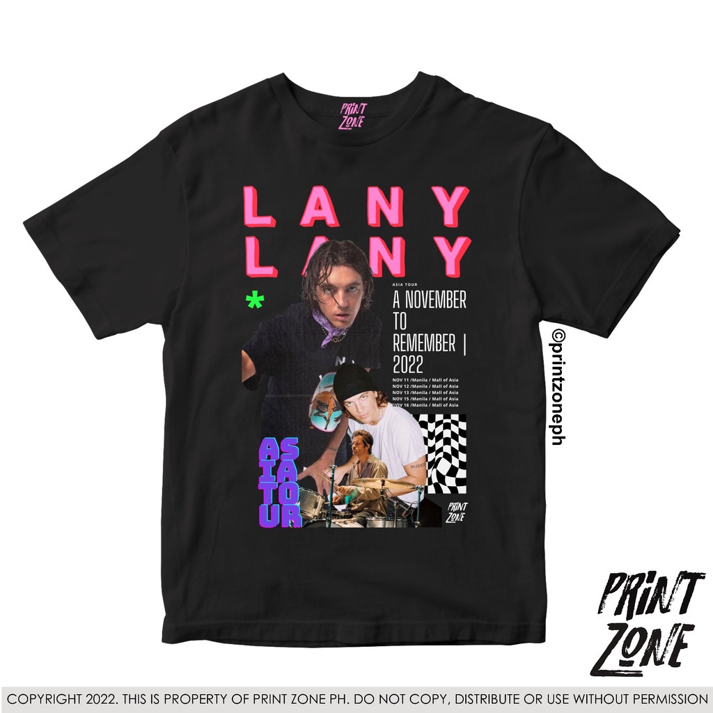Lany SHIRT GGBBXX - 2022 年回憶的小說馬尼拉現場直播 - 亞洲巡迴演唱會 - FANDOM SH | 蝦皮購物
