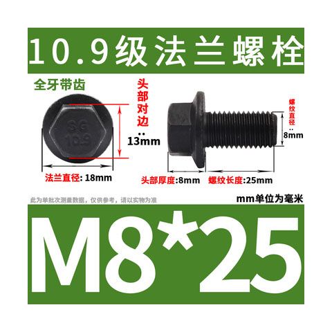 【台灣熱賣】10.9級外六角法蘭面螺栓 加大型六角帶墊m8螺絲 M5M6M8M5M10M12M14 優質 | 蝦皮購物
