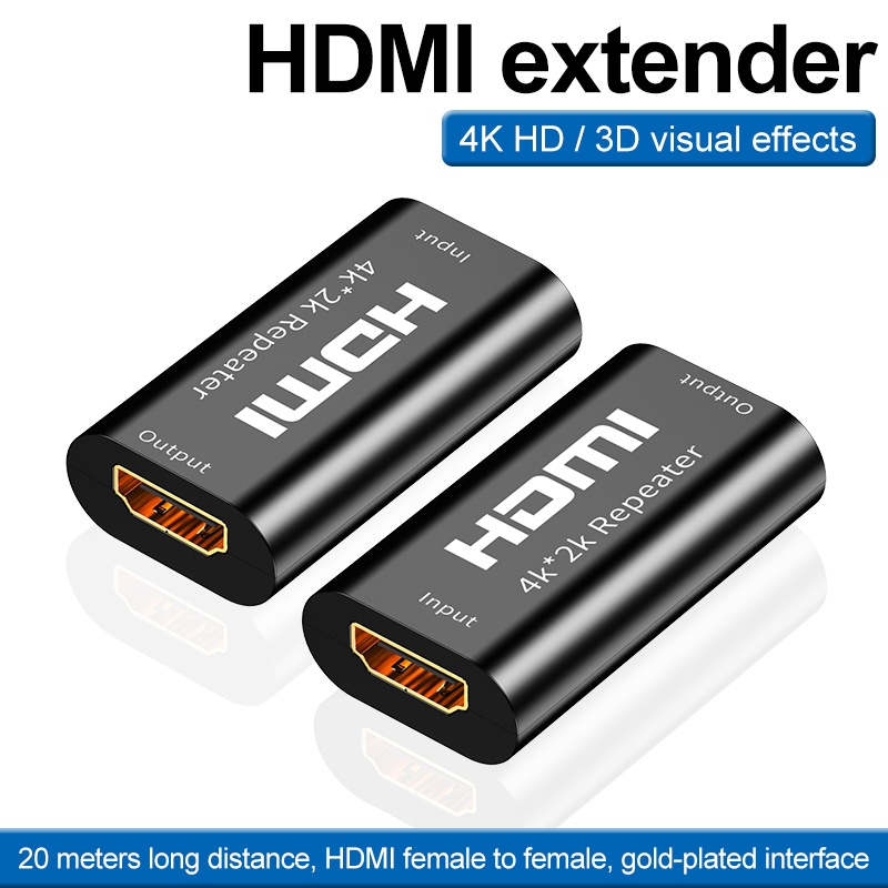 HDMI中繼器40M HDMI40米信號放大器 母對母轉接器 支持4K*2K | 蝦皮購物