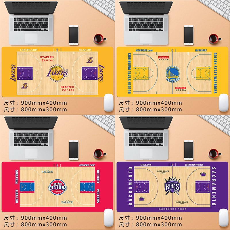 [30款]80x40 NBA籃球場 勇士湖人籃網火箭 超大滑鼠墊加大 辦公桌墊 電腦桌墊 鍵盤墊滑鼠墊 防水桌墊辦公桌墊 | 蝦皮購物