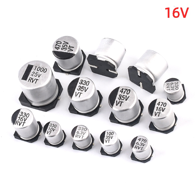 16V 貼片鋁電解電容 4.7/10/22UF 33UF 47UF 100UF 220UF SMD盤裝 | 蝦皮購物