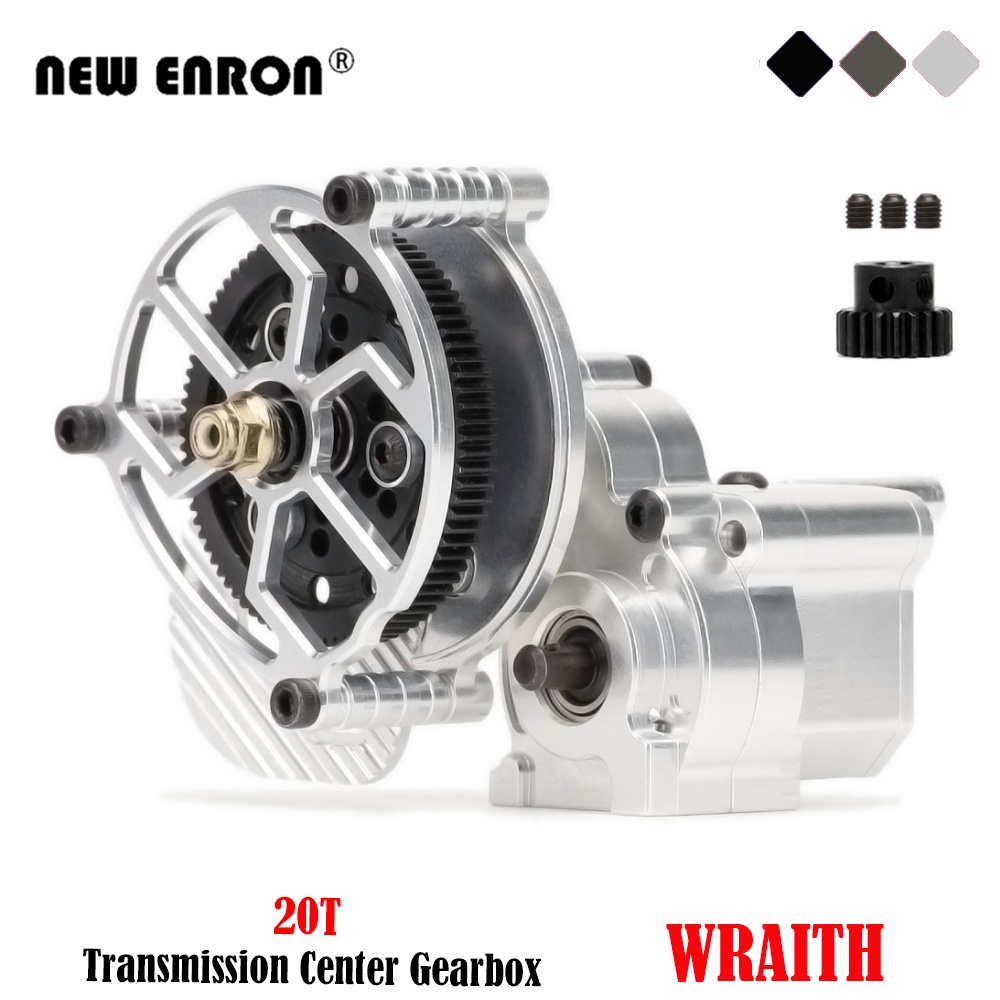 1/10 AXIAL Wraith 90018 90045 90056 鋁合金變速箱中心齒輪箱帶齒輪軸承電機零件 | 蝦皮購物