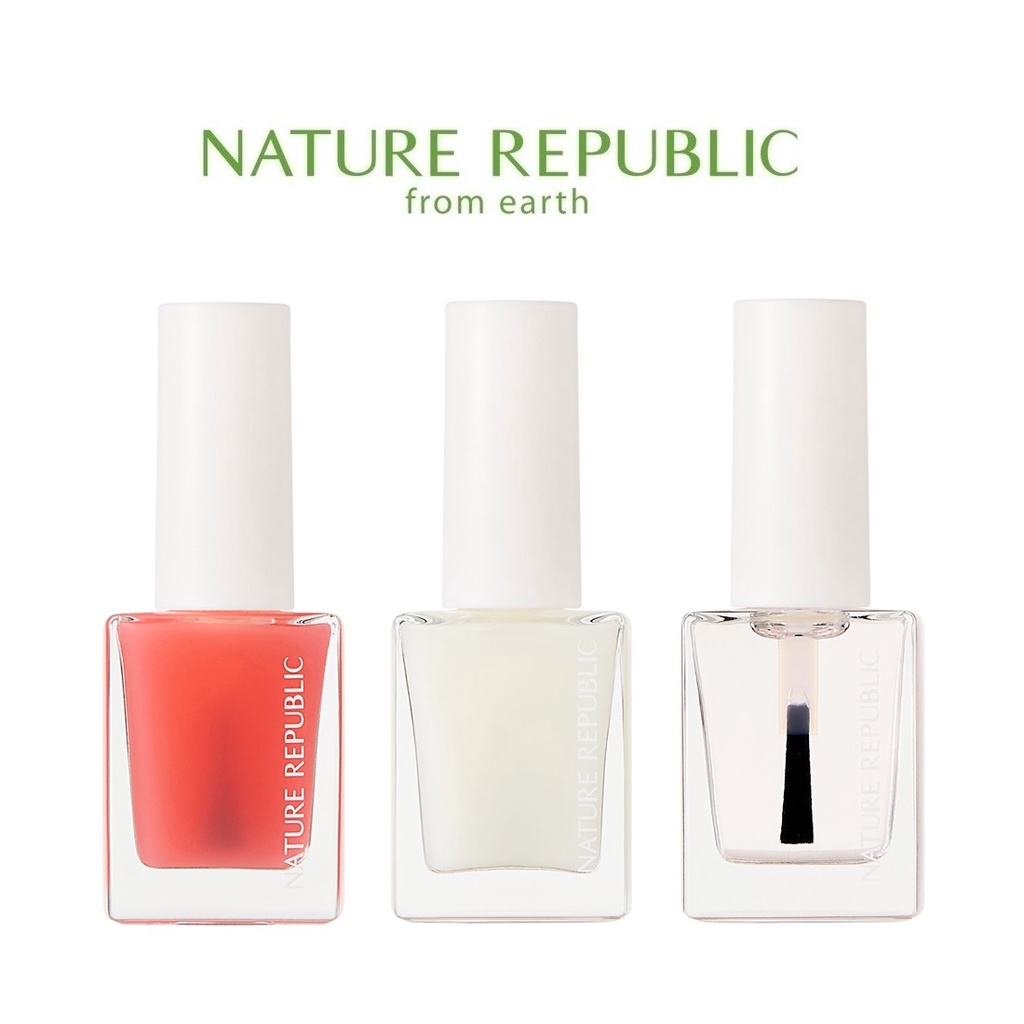 [NATURE REPUBLIC] Color Nature Nail Care 彩色自然指甲護理 8ml | 蝦皮購物
