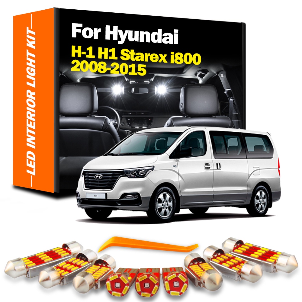 HYUNDAI 14 件 canbus 內部 LED 適用於現代 H-1 H1 Starex Grand Starex | 蝦皮購物