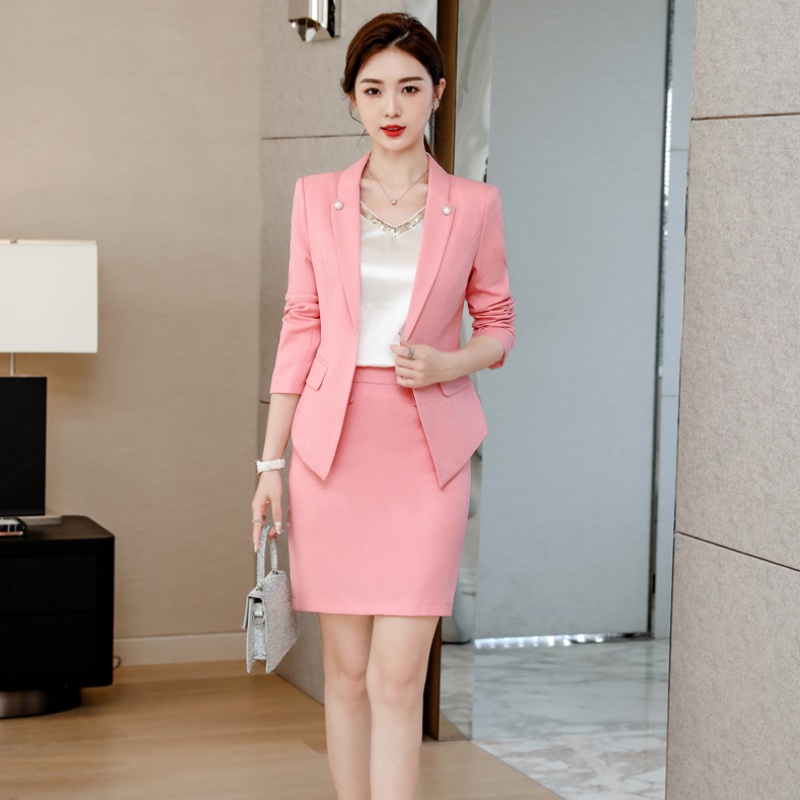 Miguo_時尚洋氣小西裝外套 3色 S-4XL 女別緻設計感高端職業工作服正裝西服套裝 大尺碼女裝_58518 | 蝦皮購物