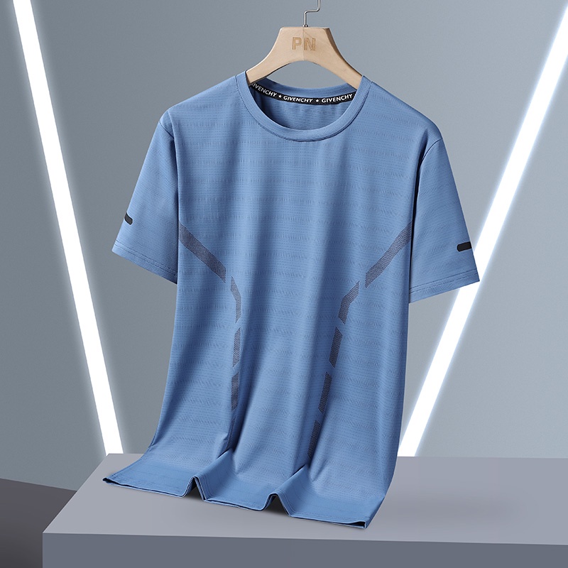 M-5XL男生短袖T恤 冰絲上衣 冰絲T恤 速乾衣 大尺碼T恤 運動上衣 排汗T恤 運動排汗衫 涼感衣 健身衣 短T | 蝦皮購物