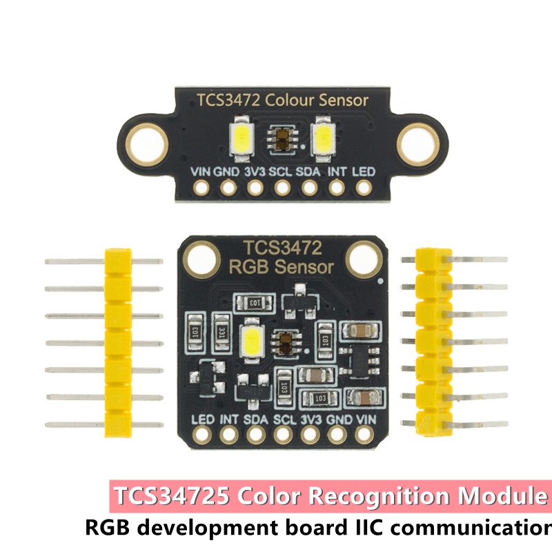 TCS34725 顏色傳感器識別模塊 RGB 開發板 IIC 用於 Arduino STM32 實驗室 | 蝦皮購物