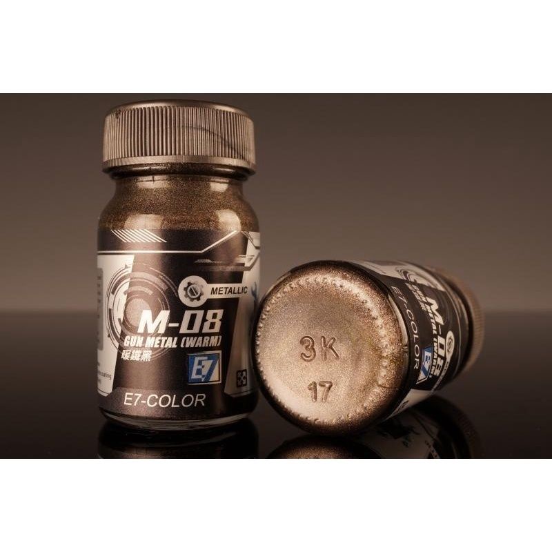 【YYZ模型工作室】E7 COLOR M系列金屬色漆 E7模型漆 閃銀 星幻金 銅 鐵黑 玫瑰金 機械鋁 | 蝦皮購物