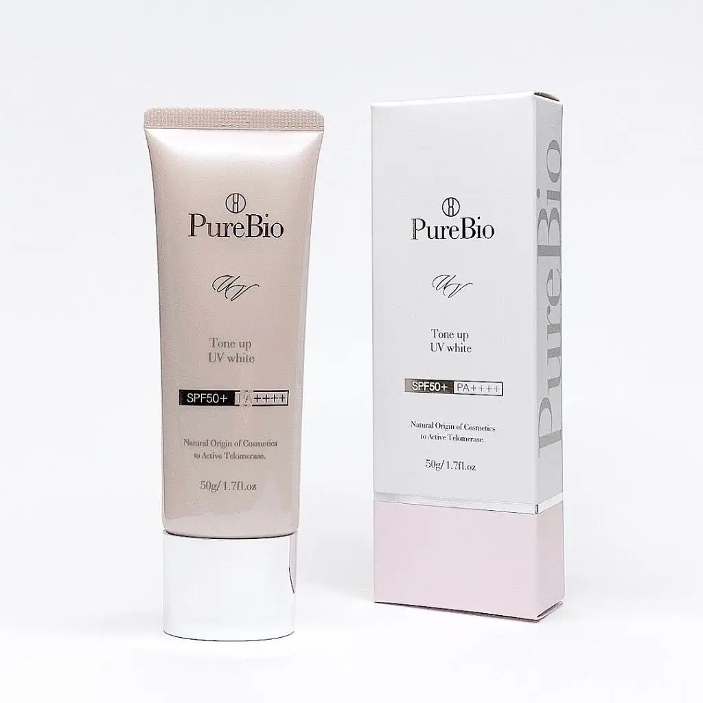 PureBio Tone up UV white 防曬隔離霜50g SPF50 PA | 蝦皮購物