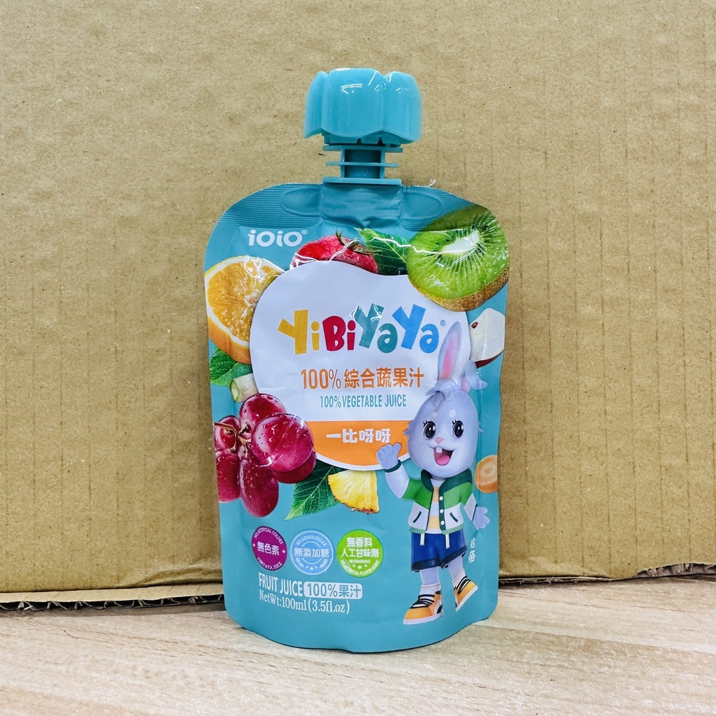 YiBiYaYa 一比呀呀 100% 百分百 純果汁 果汁 綜合果汁 100ml 兒童果汁 莓果汁 蔬果汁 果汁 | 蝦皮購物