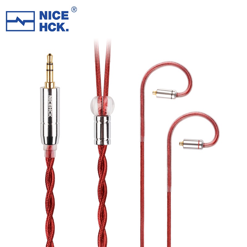 Nicehck RedAg 4N 純銀 HiFi 耳機同軸線 MMCX/QDC/0.78 2Pin 3.5/2.5/4. | 蝦皮購物