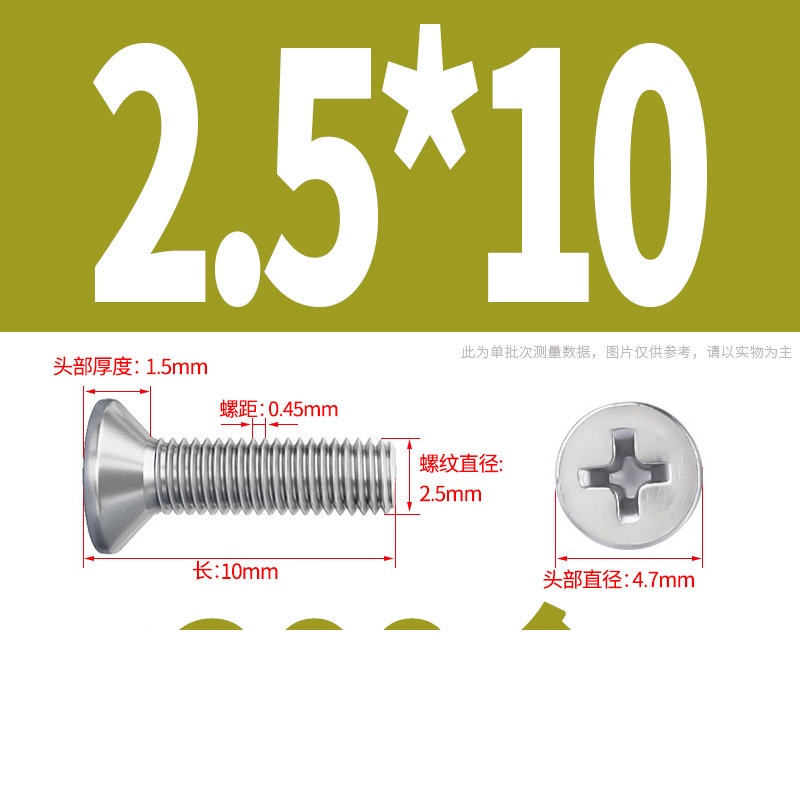 304不鏽鋼平頭螺絲M1/M1.2/M1.4/M1.6/M2/M2.5小螺絲微型螺絲眼鏡螺絲十字沉頭螺釘 | 蝦皮購物
