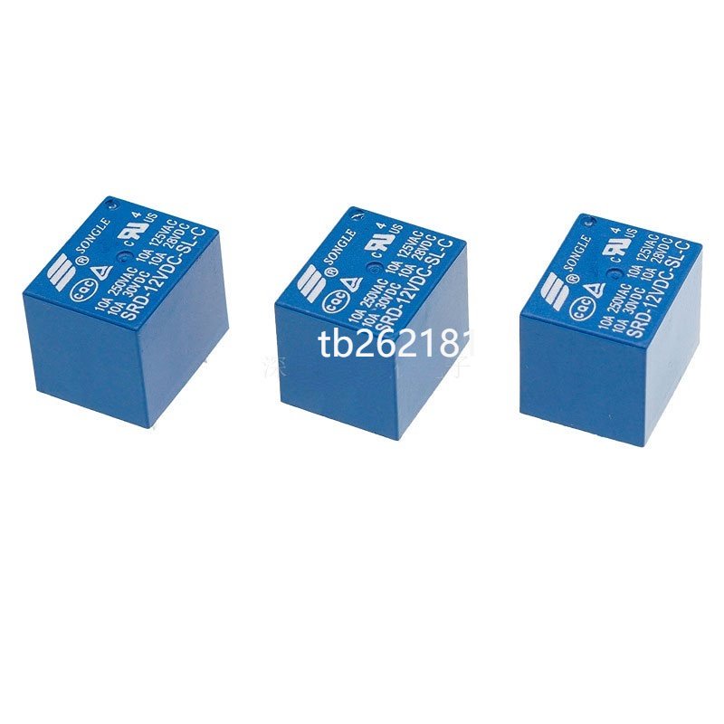【量大價優】松樂繼電器 SRD-03V 05V 06 09V 12V 24VDC-SL-A -SL-C 10A 4/5腳 | 蝦皮購物