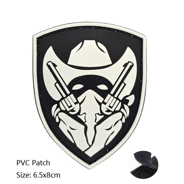 3d PVC 骷髏 MEDIC 白色臂章戰術軍事徽章黑色和魔術貼補丁夜光免費循環背包定制補丁 | 蝦皮購物