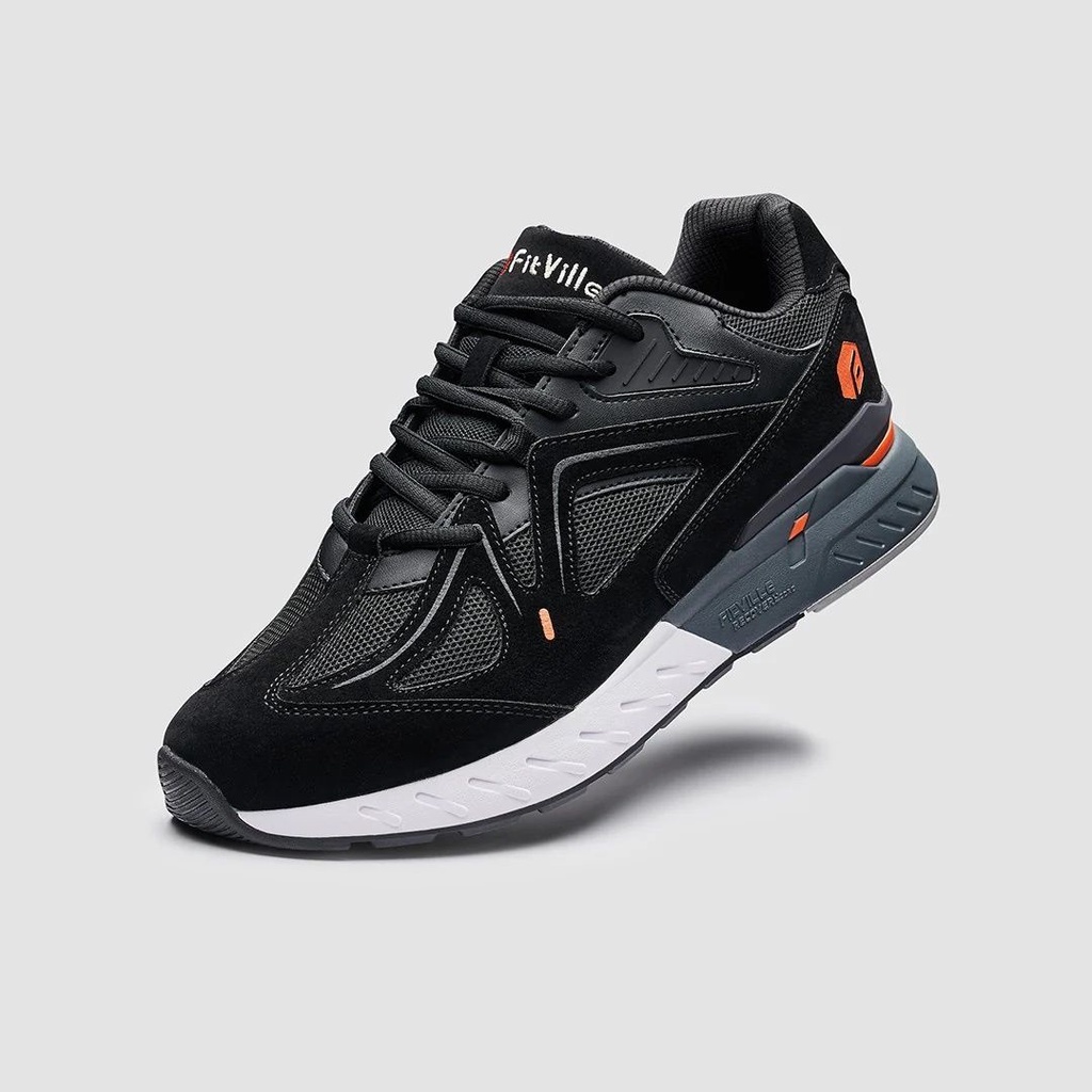 FitVille Men's Rebound Core Shoes -超寬楦-爵士黑 | 蝦皮購物