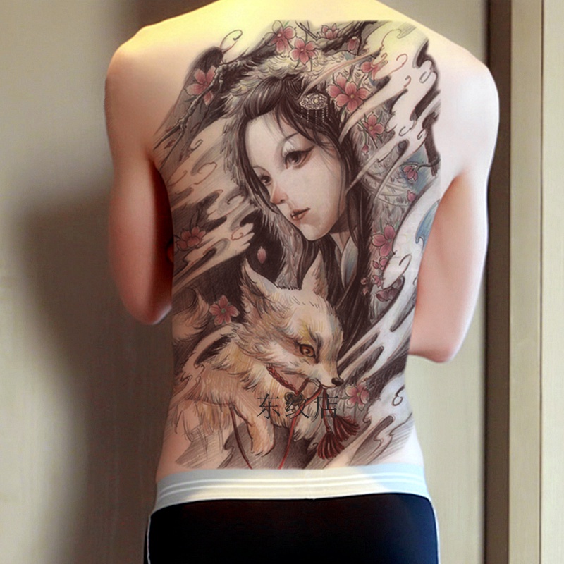 【滿799免運】紋身貼滿背防水持久男女趙子龍茖淚藝妓大圖火麒麟孫悟空翅膀背部jioyh FF6G | 蝦皮購物