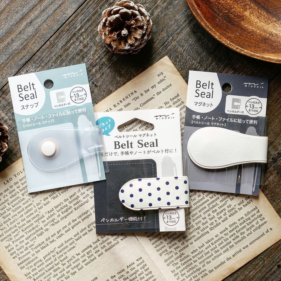 MIDORI｜手帳專用扣帶（磁扣／鈕扣） | 蝦皮購物