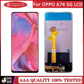 適用於 OPPO A74 5G LCD cph2197 cph2263 LCD 顯示屏觸摸屏數字化儀更換 | 蝦皮購物