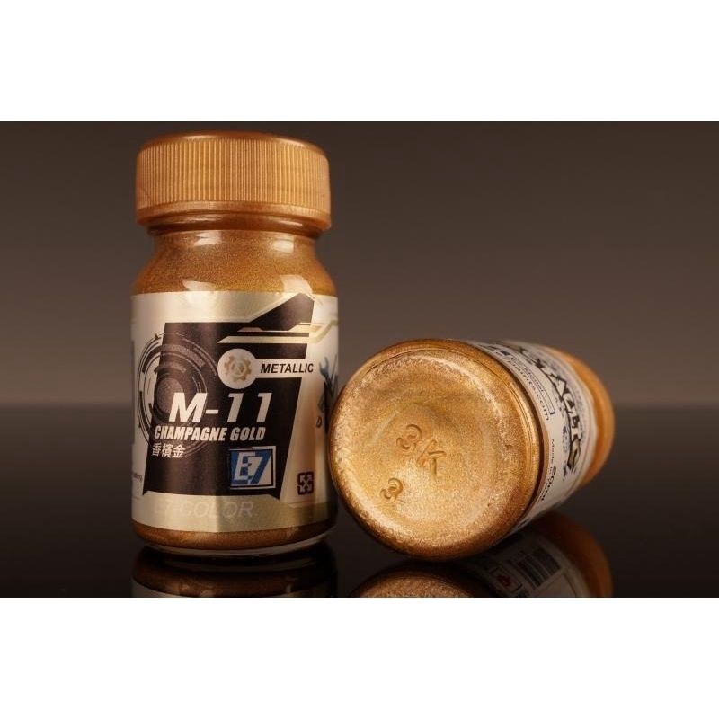 【YYZ模型工作室】E7 COLOR M系列金屬色漆 E7模型漆 閃銀 星幻金 銅 鐵黑 玫瑰金 機械鋁 | 蝦皮購物