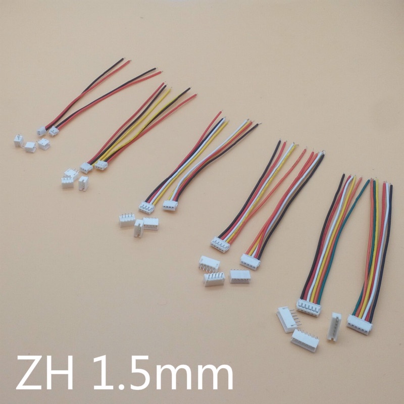 10套SH1.0 JST1.25 ZH1.5 PH2.0 XH2.54連接器母頭+公頭2/3/4/5/6/7/8/9/1 | 蝦皮購物