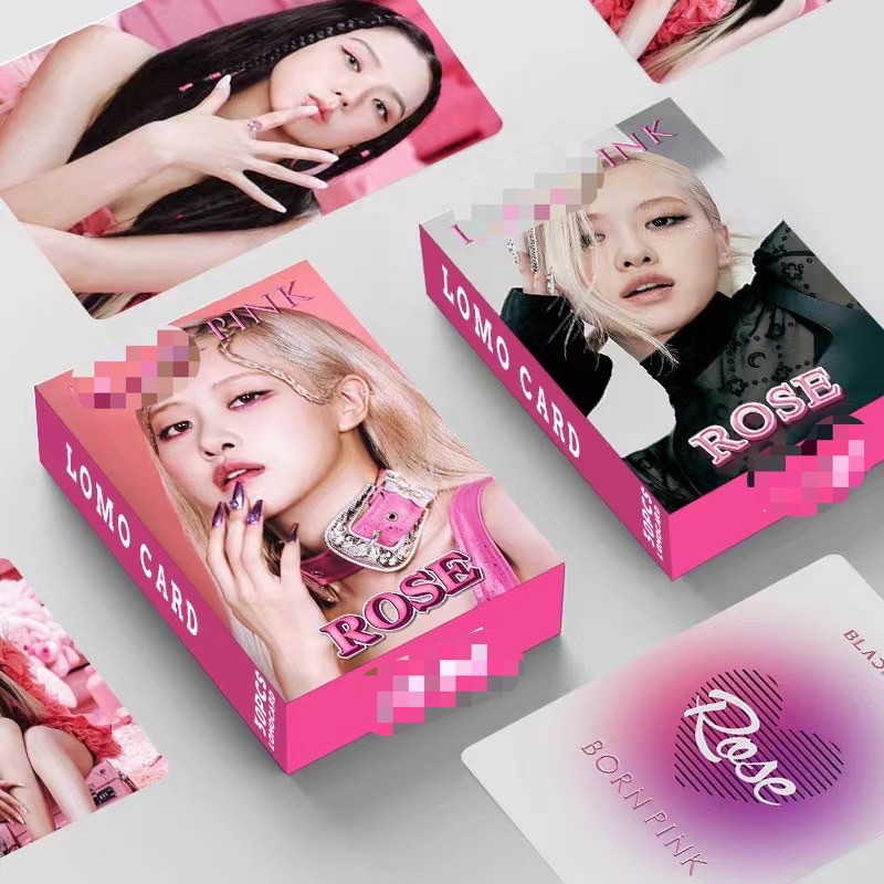 Blackpink Born Pink ROSE Solo 小卡 JENNIE LISA JISOO Lomo 卡片雙面 | 蝦皮購物