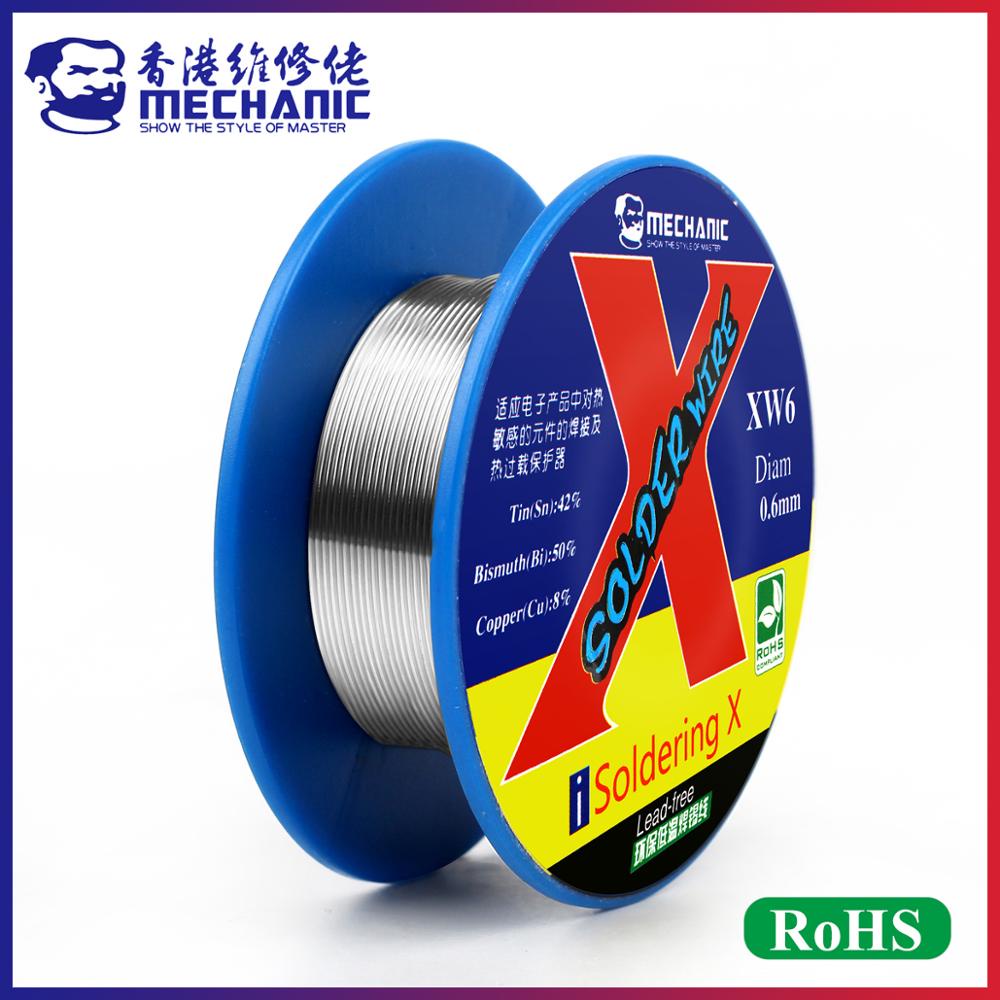 MECHANIC 50g XW 0.5/0.6mm 溫和松香芯無鉛 Sn42/Bi50/Cu8 138°C 低熔點高純度 | 蝦皮購物