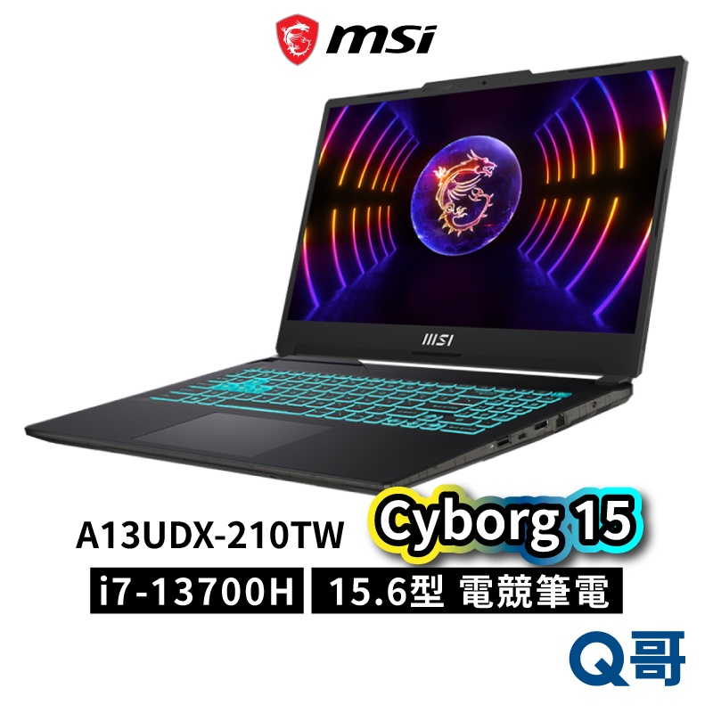 MSI 微星 Cyborg 15 A13UDX-210TW 15.6吋 電競筆電 i7 1TB 16GB MSI366 | 蝦皮購物