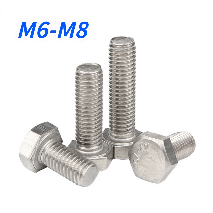 外六角螺絲 M6/M8 304不鏽鋼螺栓加長螺桿螺釘 | 蝦皮購物
