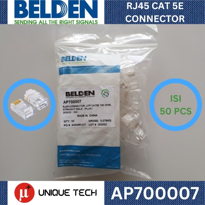 Belden RJ45 CAT5E CAT5 CAT 5 100 連接器原裝 AP700007 連接器 | 蝦皮購物