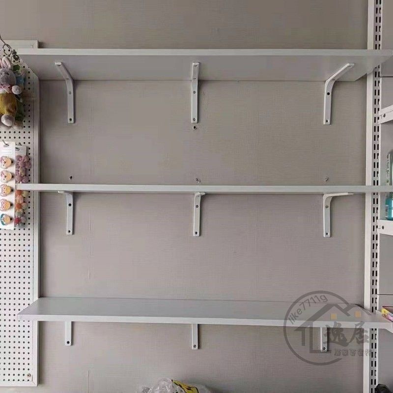 實木牆上置物架 商用超市懸空置物架 牆上展示架 卧室牆面壁掛式書架 | 蝦皮購物