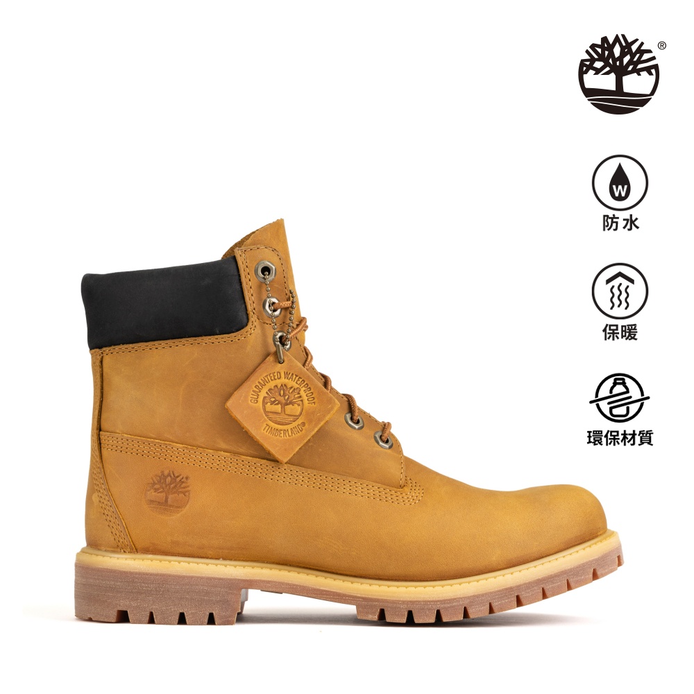 Timberland 男款小麥色全粒面皮革6吋防水靴|A655H231 | 蝦皮購物