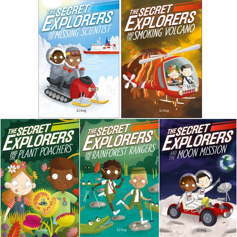 The Secret Explorers (Book 5-9)/SJ King《Dk Pub》【禮筑外文書店】 | 蝦皮購物