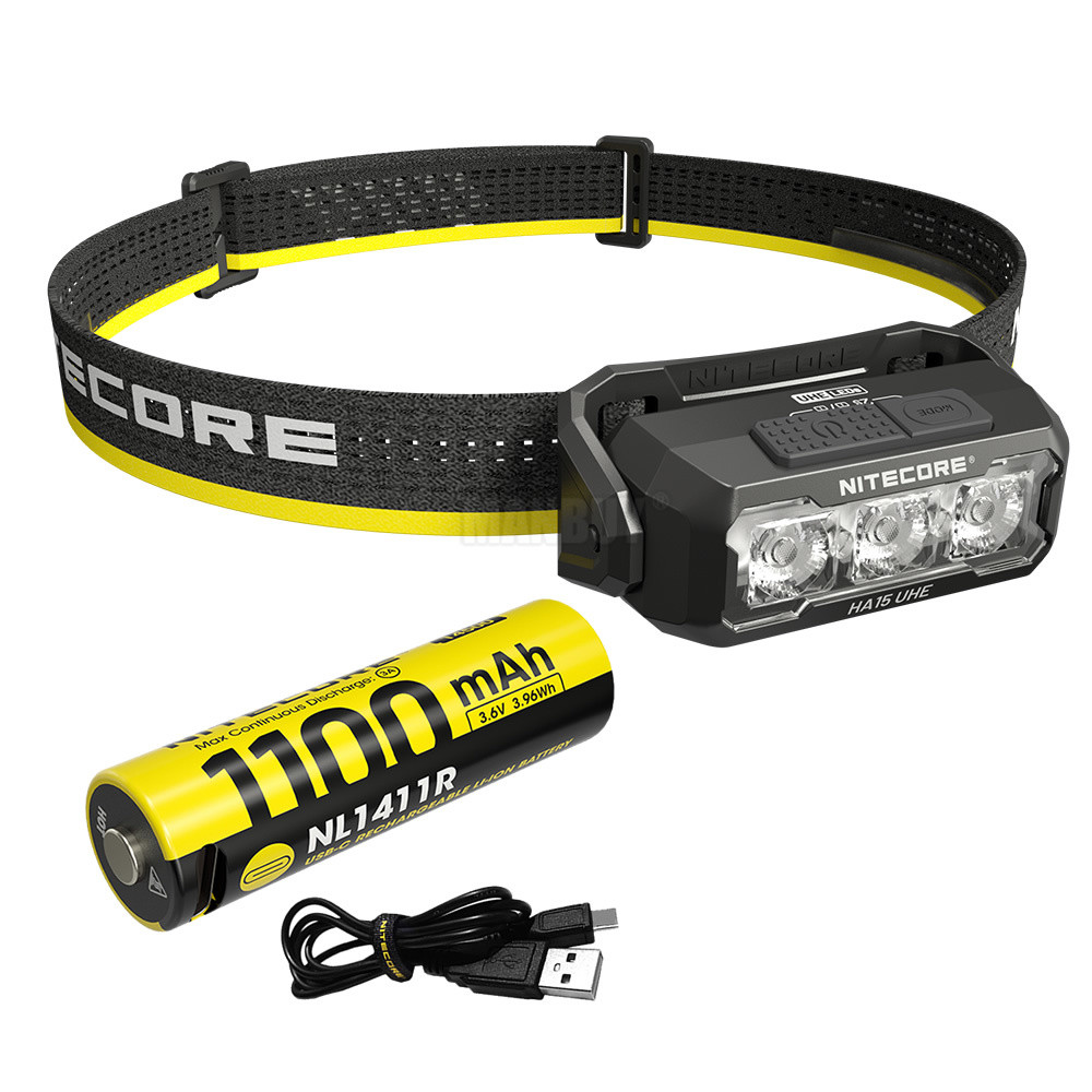 Nitecore HA15 UHE 400 流明多用途超輕戶外野營頭燈 | 蝦皮購物
