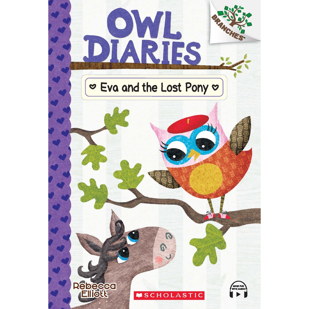 Owl Diaries #08: Eva And The Lost Pony (Cd & Storyplus)(有聲書)/Rebecca ...
