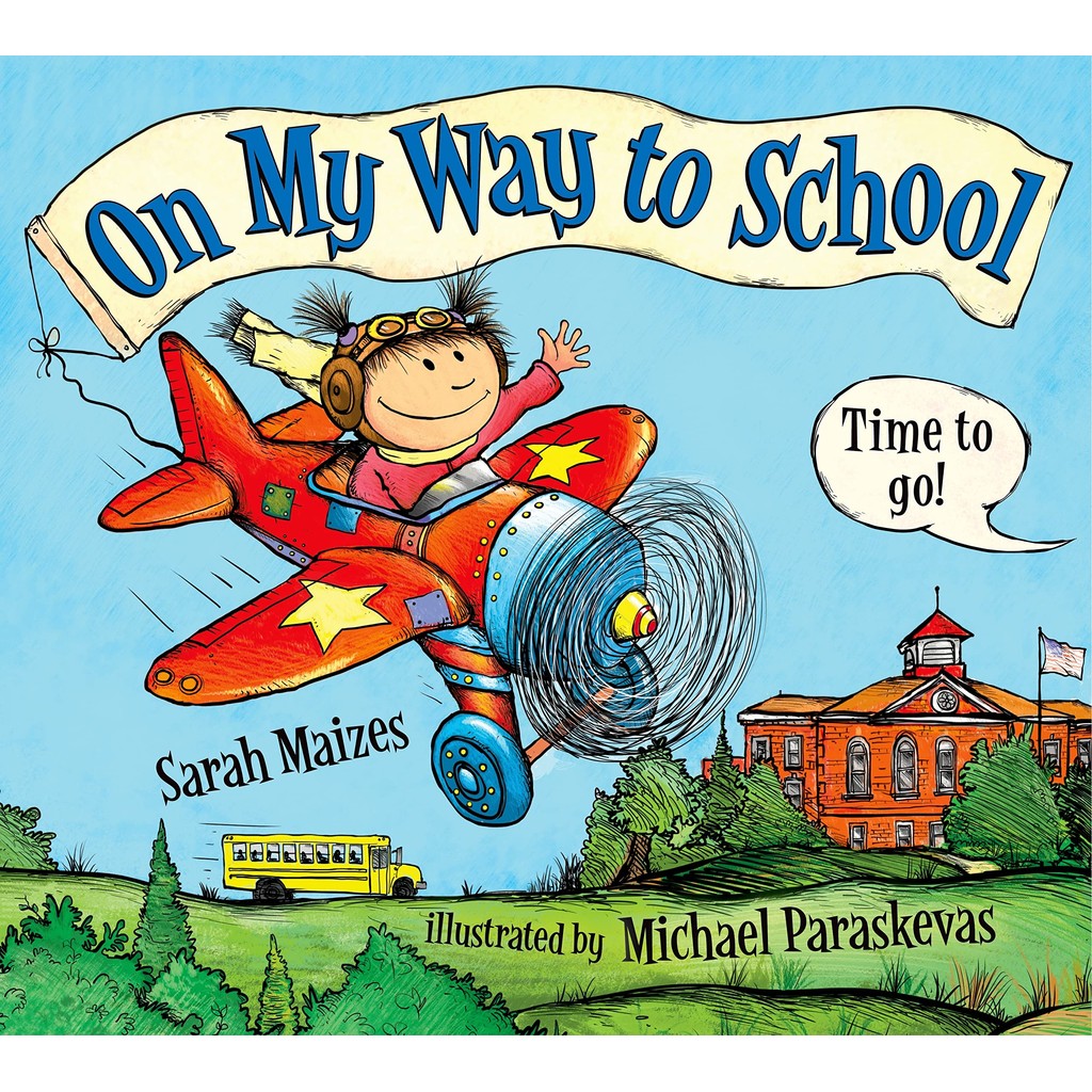 On My Way to School(精裝)/Sarah Maizes【禮筑外文書店】 | 蝦皮購物