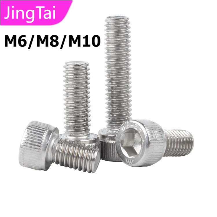 【JTZB】304不鏽鋼內六角螺絲釘圓柱頭螺栓M6/M8/M10 杯頭螺釘 | 蝦皮購物