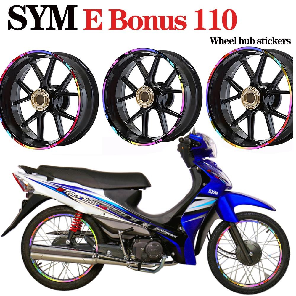 適用於 SYM E Bonus 110 Sport Bonus 115 SR Mags 貼紙摩托車輪轂貼紙改裝配件裝飾貼 | 蝦皮購物