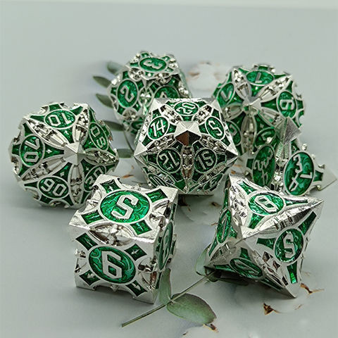 【3024人收藏】金屬COC跑團骰子套裝TRPG克蘇魯DND龍與地下城D20多面體桌遊色子 | 蝦皮購物