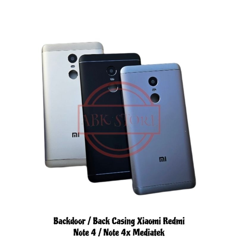 XIAOMI REDMI 後蓋後門後蓋後蓋外殼小米紅米 Note 4 Note 4x Mediatek 原裝 | 蝦皮購物