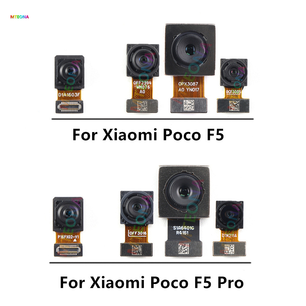 XIAOMI 適用於小米 Poco F5 / F5 Pro 前置自拍的前置後置攝像頭主後置寬攝像頭模塊排線部件 | 蝦皮購物