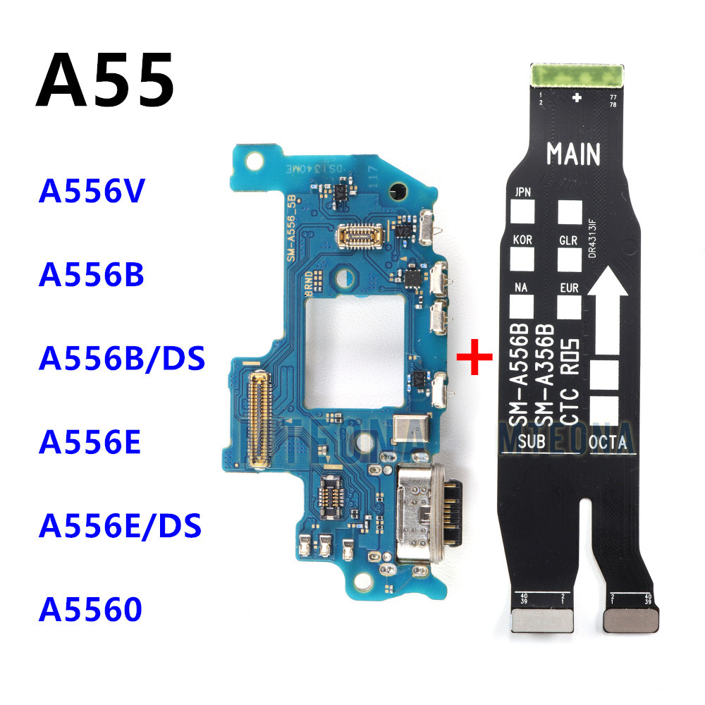 SAMSUNG 適用於三星 Galaxy A55 SM-A556B A556V A556E A556 主板排線的 USB | 蝦皮購物