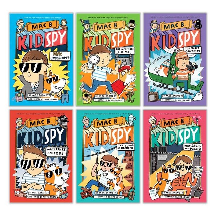 Mac B, Kid Spy #1-6 (共6本精裝本)(美國版)/Mac Barnett【禮筑外文書店】 | 蝦皮購物