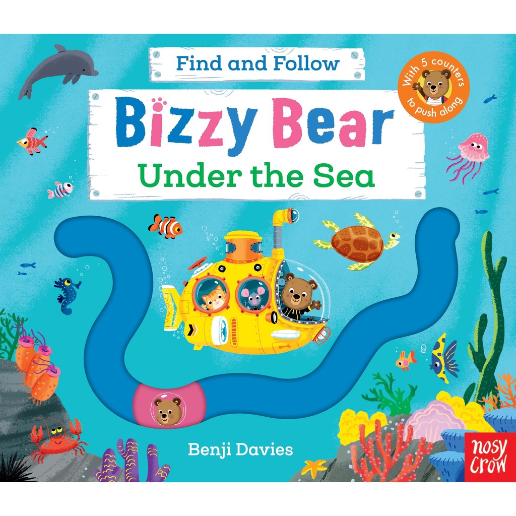 Bizzy Bear Find and Follow: Under the Sea *附音檔QRCode*(硬頁書)/Benji Davies ...