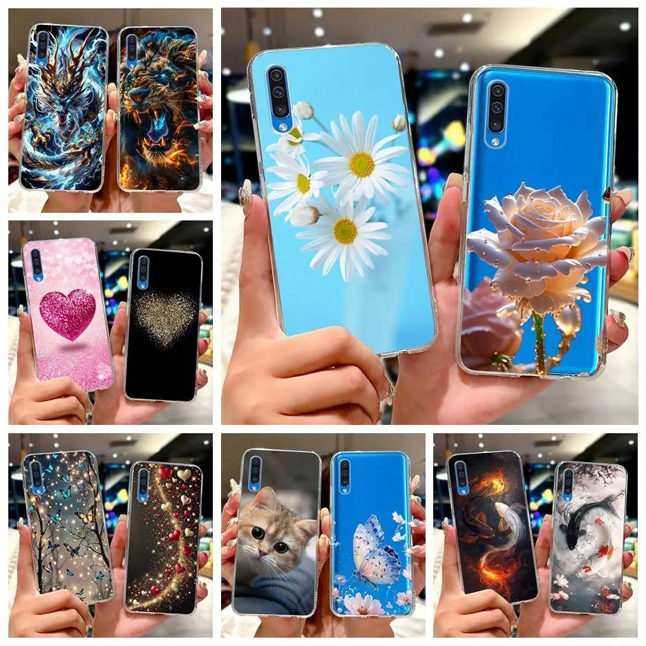 SAMSUNG 適用於三星 Galaxy A70 A 705F 全新豪華彩繪保護套軟矽膠手機殼適用於三星 A70 A 7 | 蝦皮購物